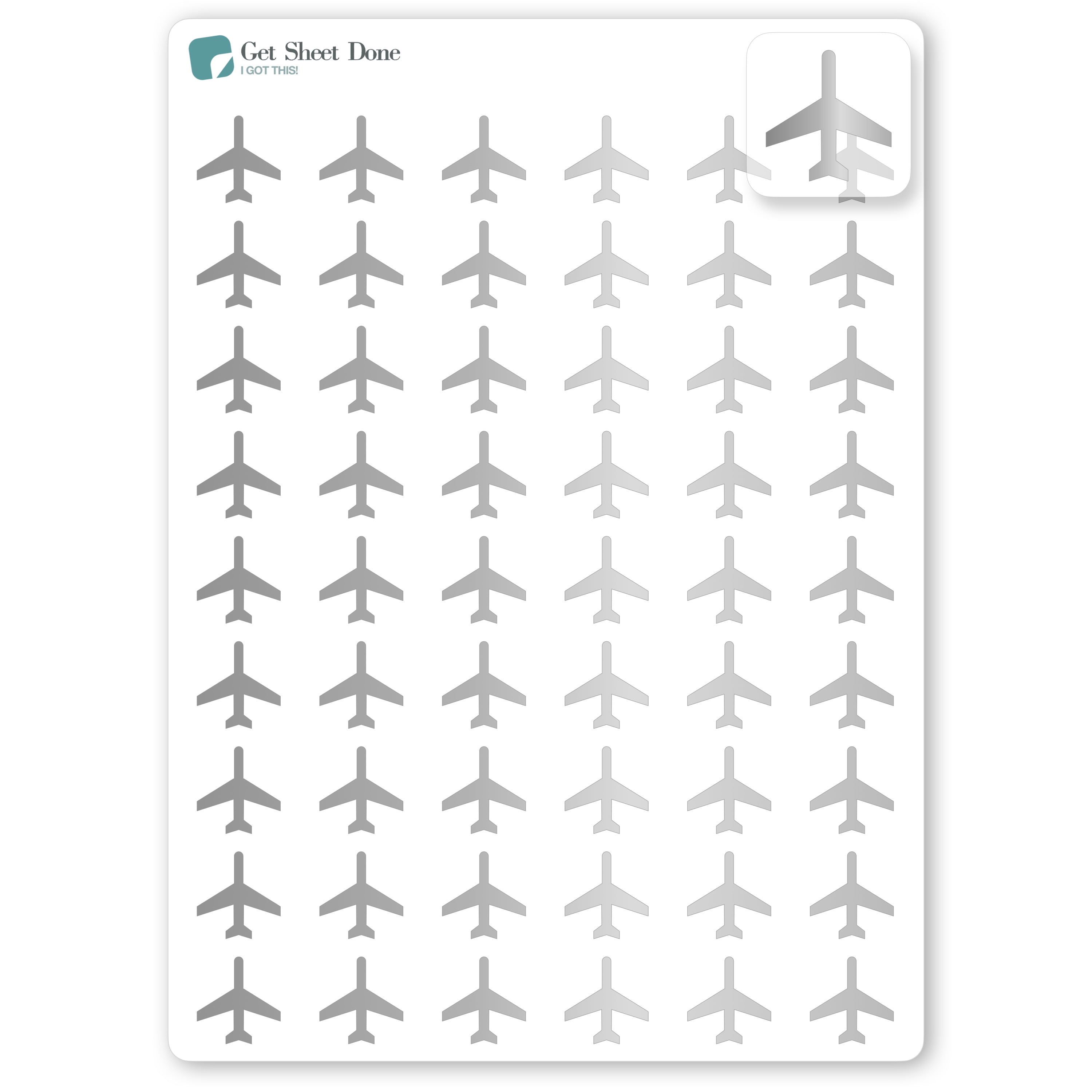 Foiled Trip Planner Stickers / Appointments Reminder Stickers / Me Time ...