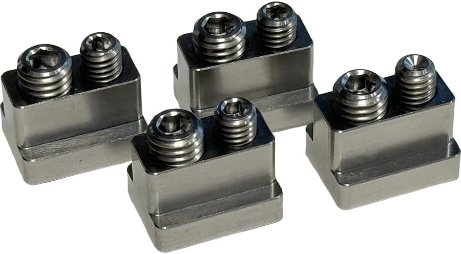 Foilite - Titanium Hydrofoil Track Lock Universal Track Nut - Set of 4 - Walmart.com