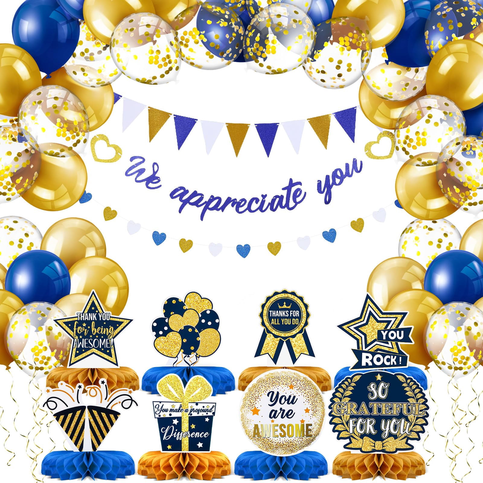 Foilswirl Employee Appreciation Decorations SSF20 We Appreciate You ...
