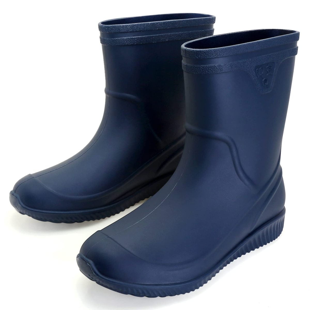 Foinledr Rubber Boots Men Half High Rain Boots Short Rubber Boots Men ...