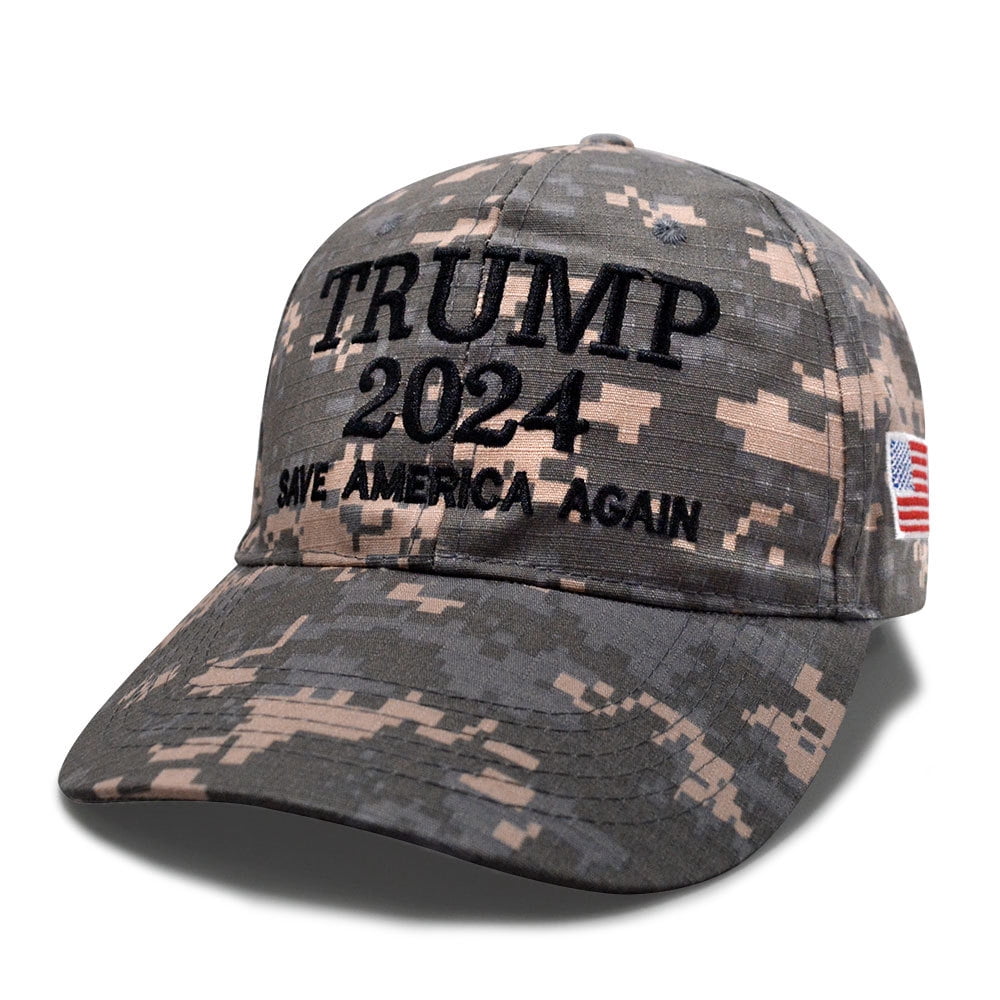 Fokelyi Trump 2024 Adjustable Baseball Cap with USA Flag Embroidery ...