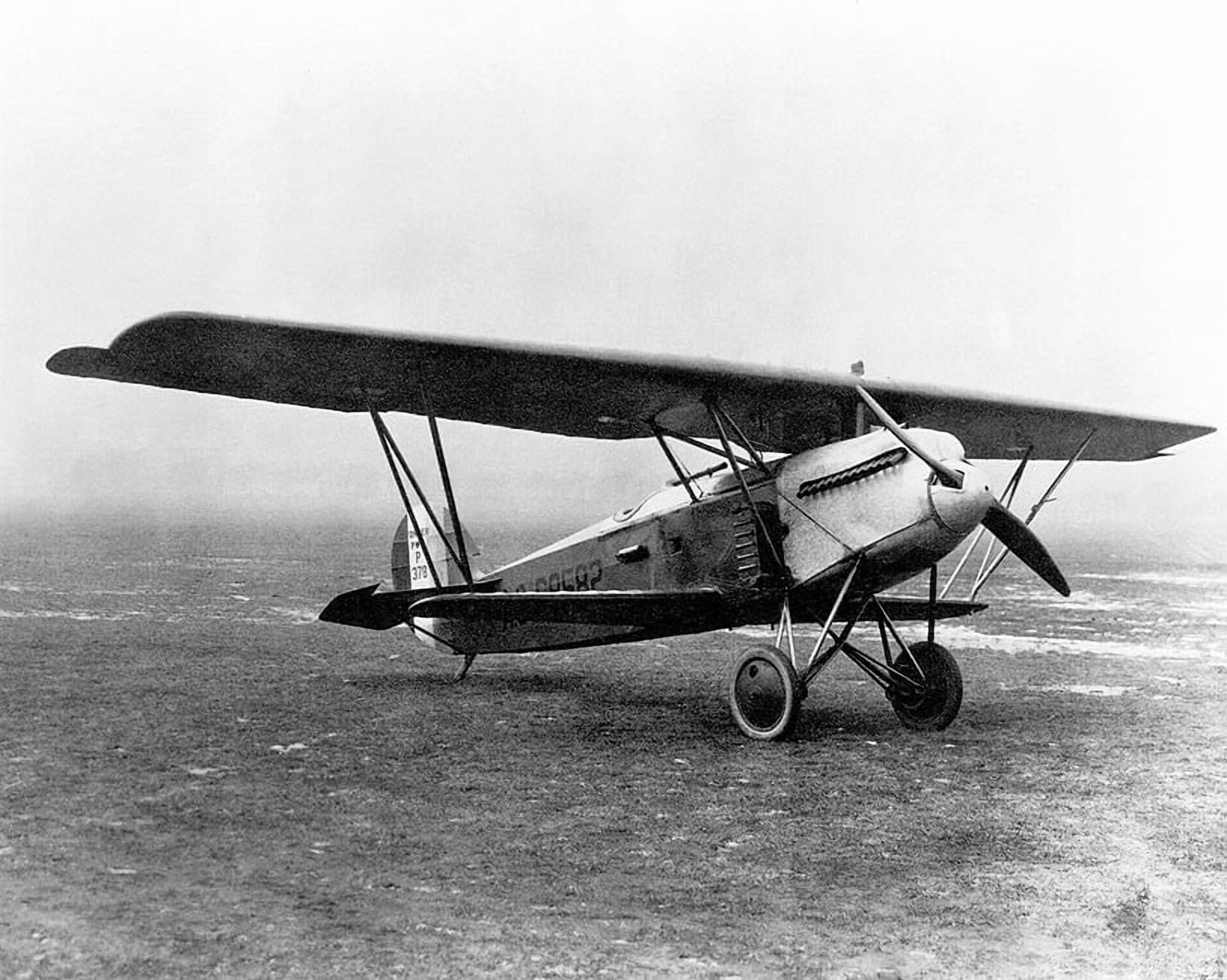 Fokker D.XI (PW-7) Airplane Style -1 - 20x30 Inch Laminated Aviation ...