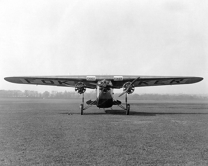 Fokker F.VII / FVII Trimotor Aircraft Style -1 - 20x30 Inch Laminated ...