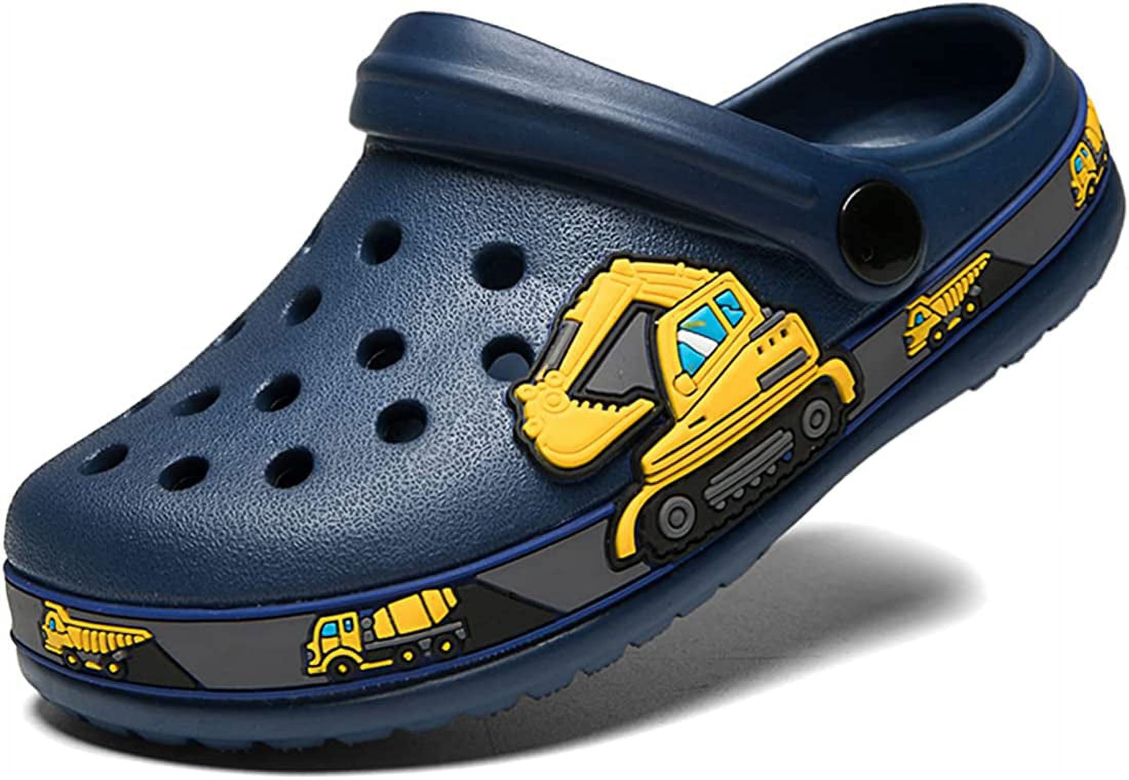 FolHaoth Little Kids Clogs Cute Cartoon Boys Girls Garden Clogs ...