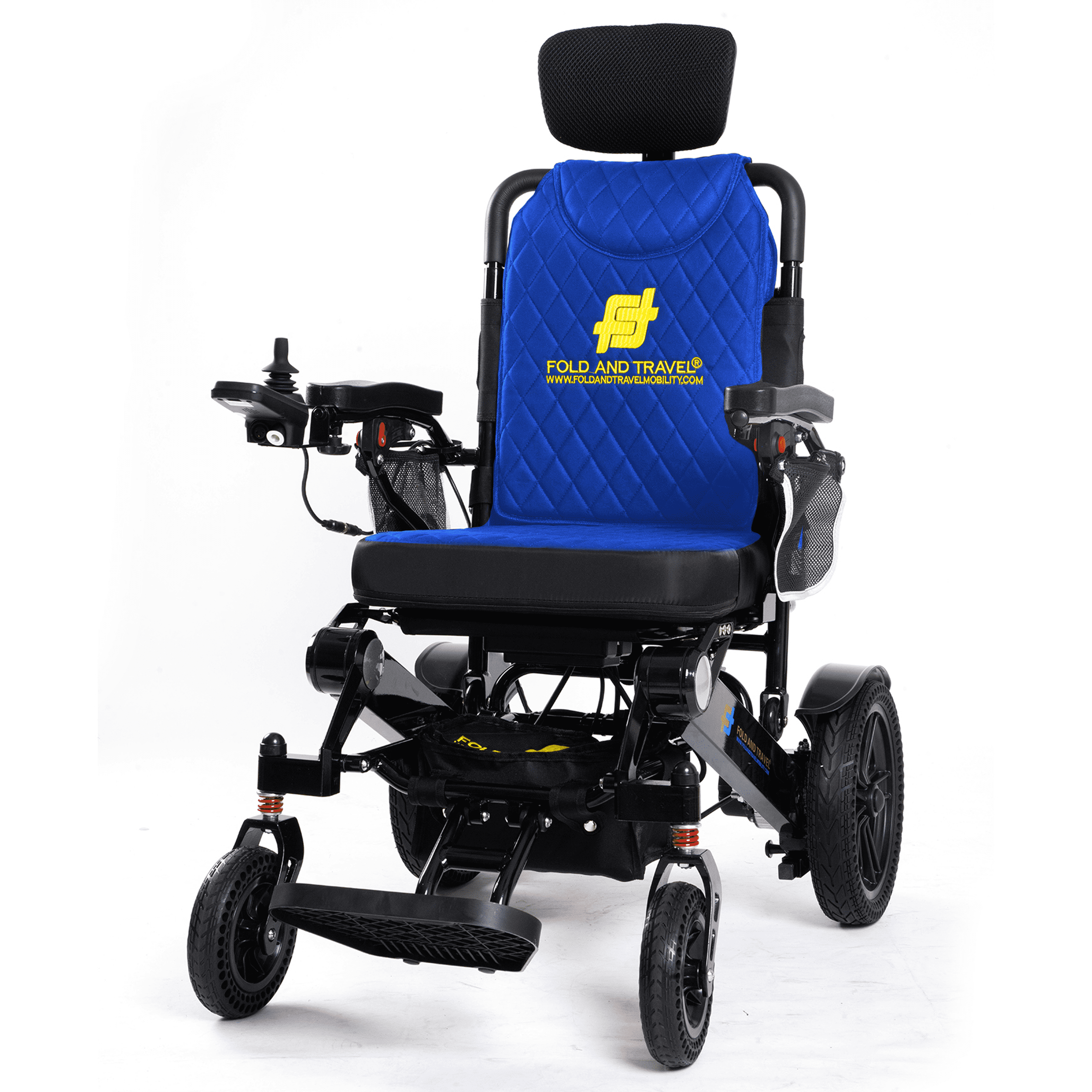 Fold And Travel Auto Recline Lightweight Foldable Electric Power ...