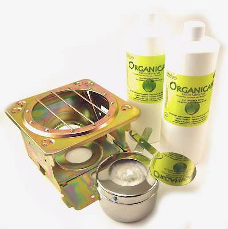 Fold Flat Emergency - Camp Stove Kit with ECOFuel Organica BioFire ...