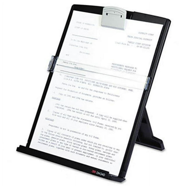 Fold-Flat Freestanding Desktop Copyholder Plastic 150 Sheet Capacity ...