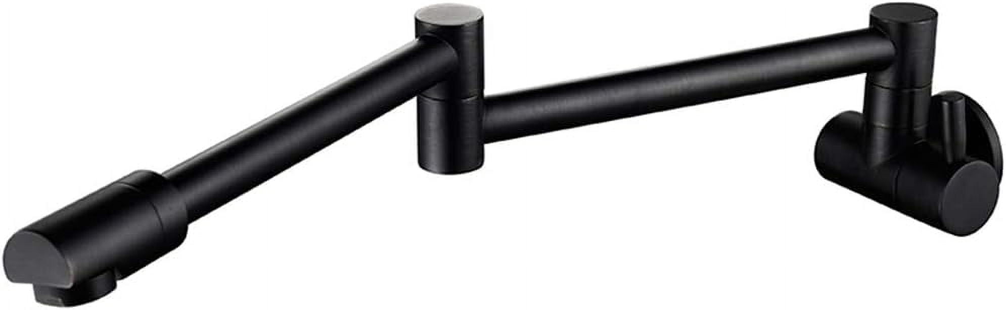 Fold Kitchen Faucets with Single Handle Brass 360 Degree Rotating Wall ...