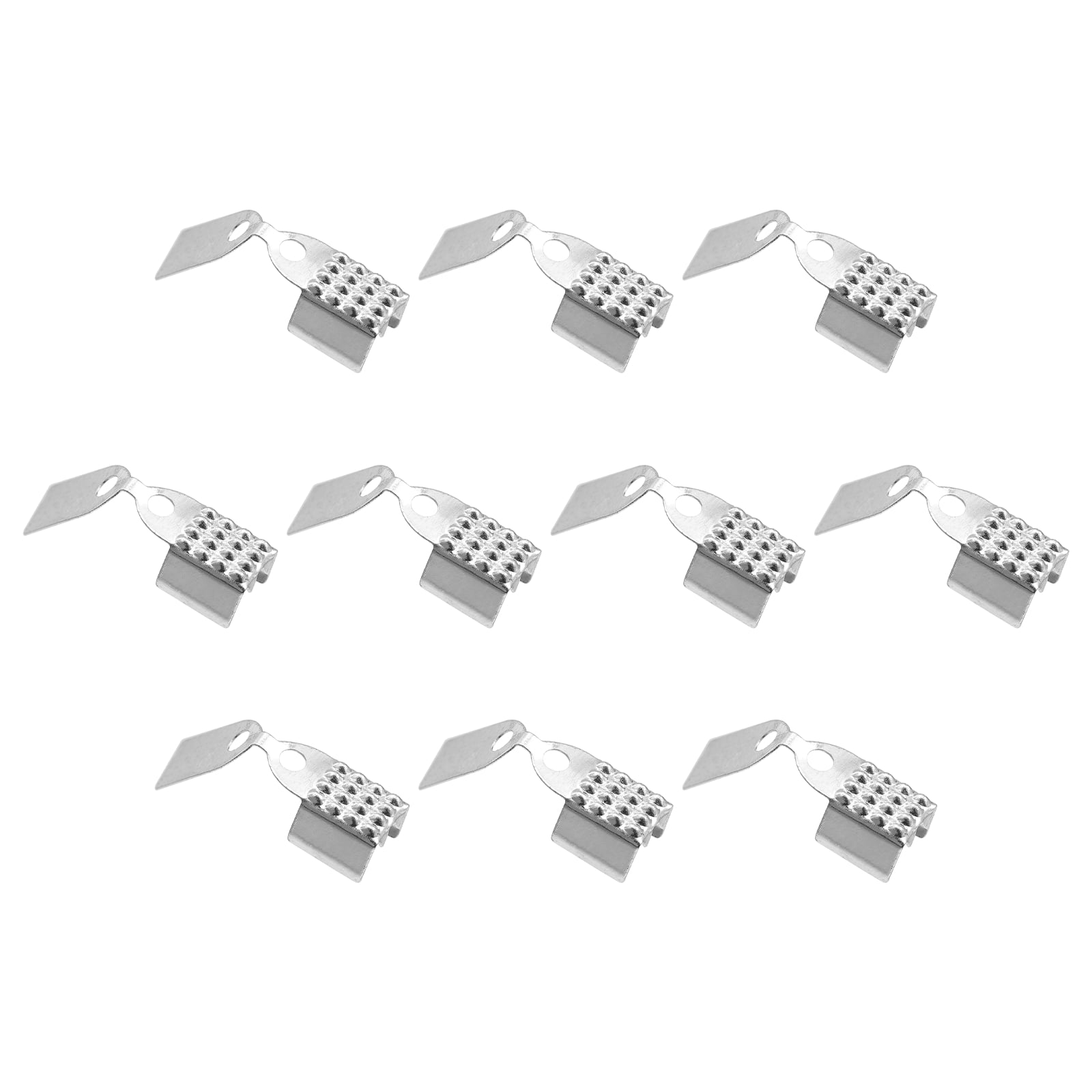 Fold Over Crimp Cord Ends, 4mm End Cap Clasps for DIY Making (500Pack ...
