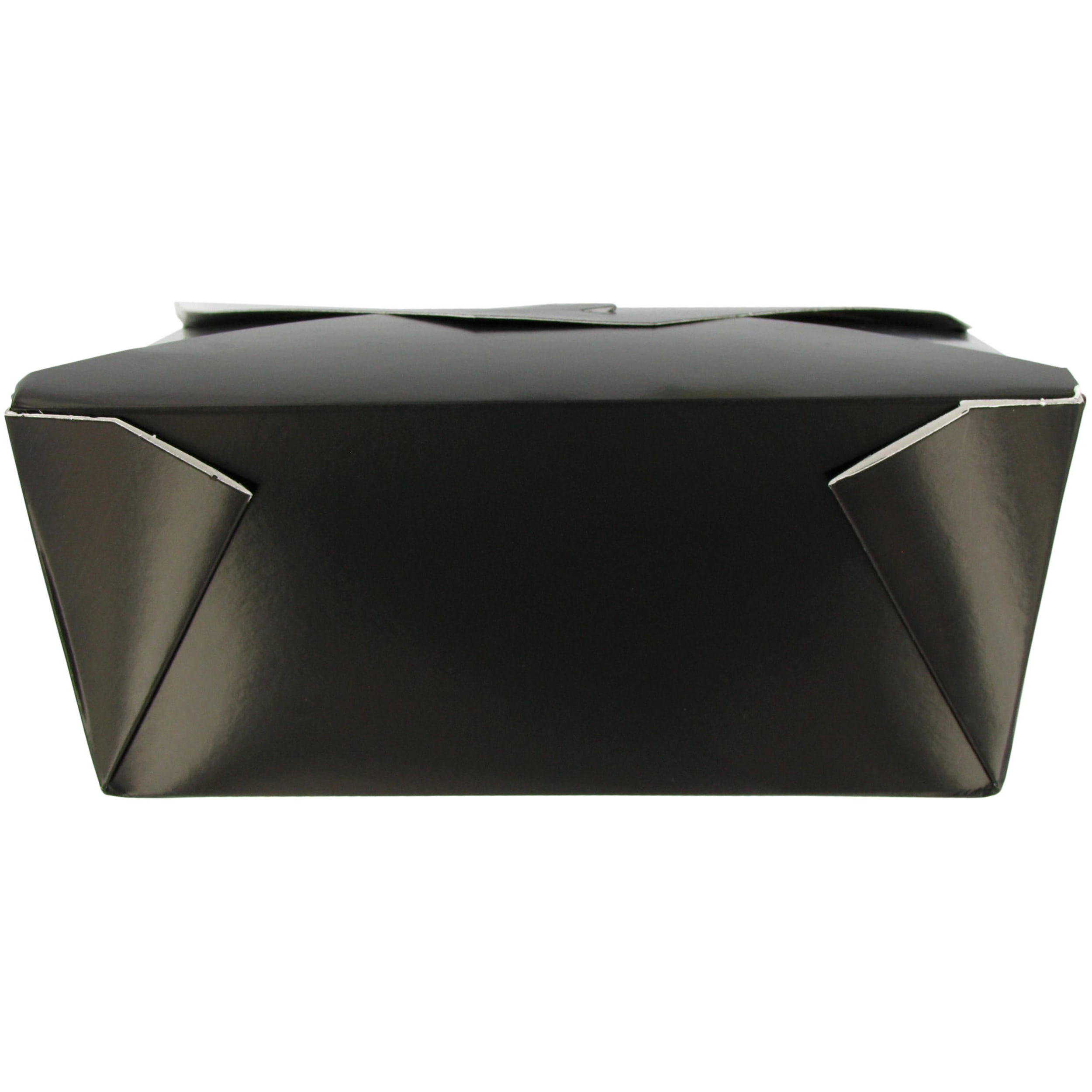 Fold-Pak 04BPBLACKM Bio-Pak #4 Black 96 Oz Container - 160 / CS ...