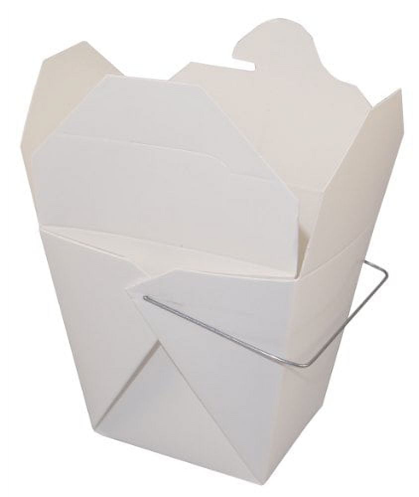 Fold-Pak Paperboard Pint Food Container Oyster White, 16 oz. - Walmart.com
