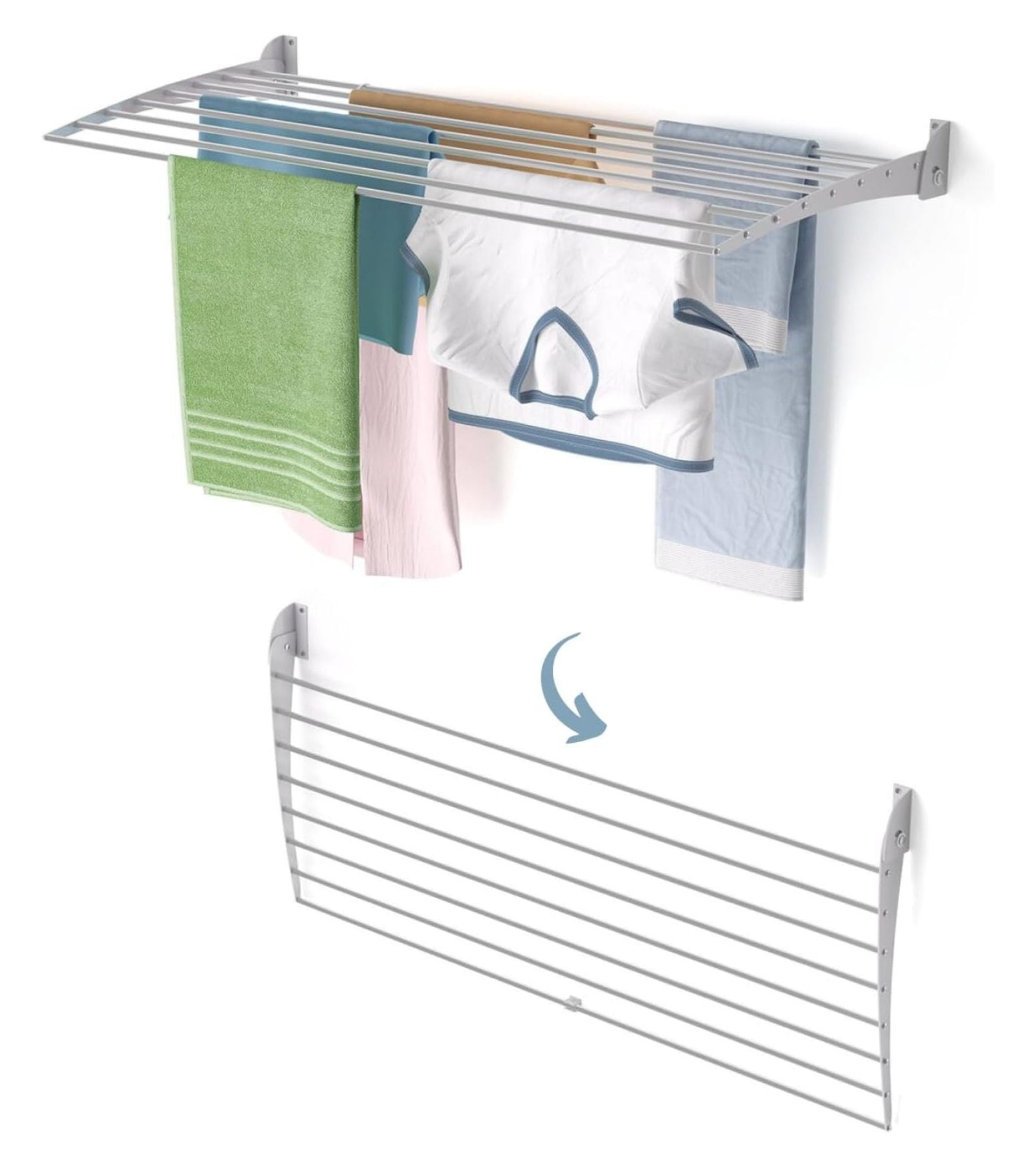 Fold, Wall Drying Rack, Vertical Drying Rack for Indoor and Outdoor ...