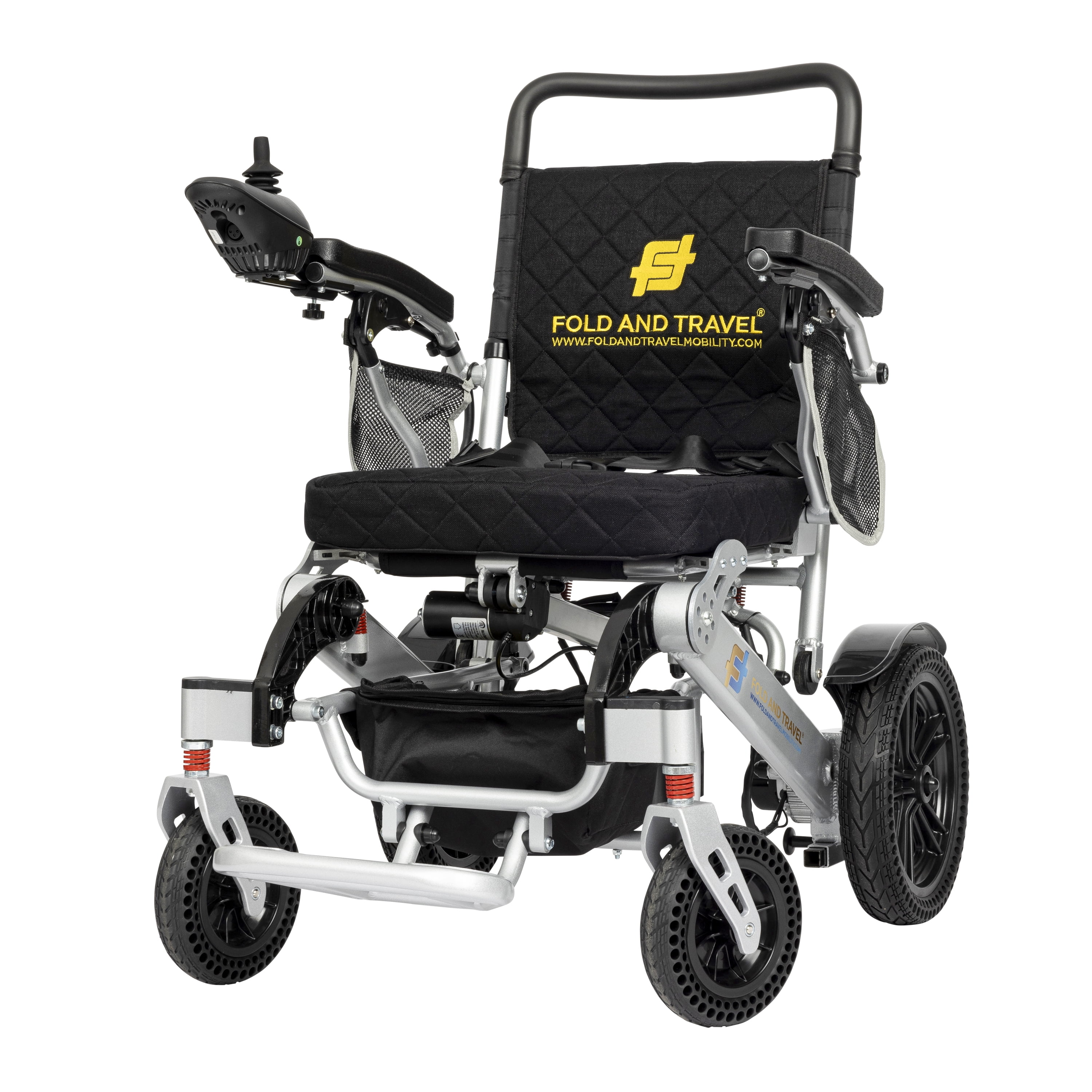 Fold and Travel Premium Lightweight Auto Folding Electric Wheelchair ...