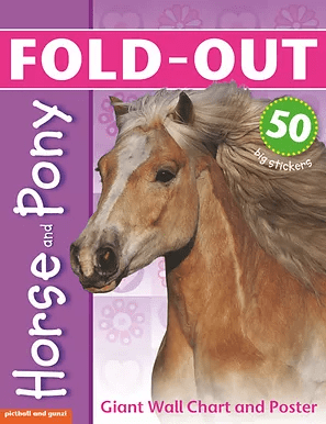 Fold-out Horse and Pony : Giant Wall Chart and Poster + 50 Big Horse ...