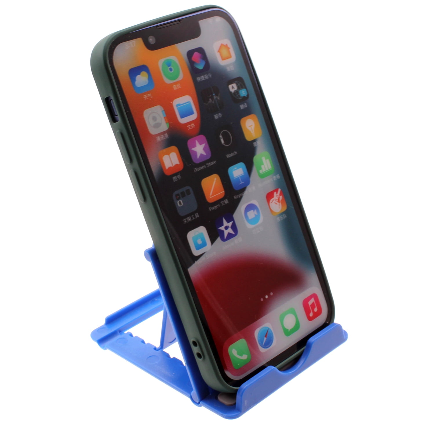 Fold-up Stand for iPhone 16/Pro/Max/Plus - Holder Travel Desktop Cradle ...
