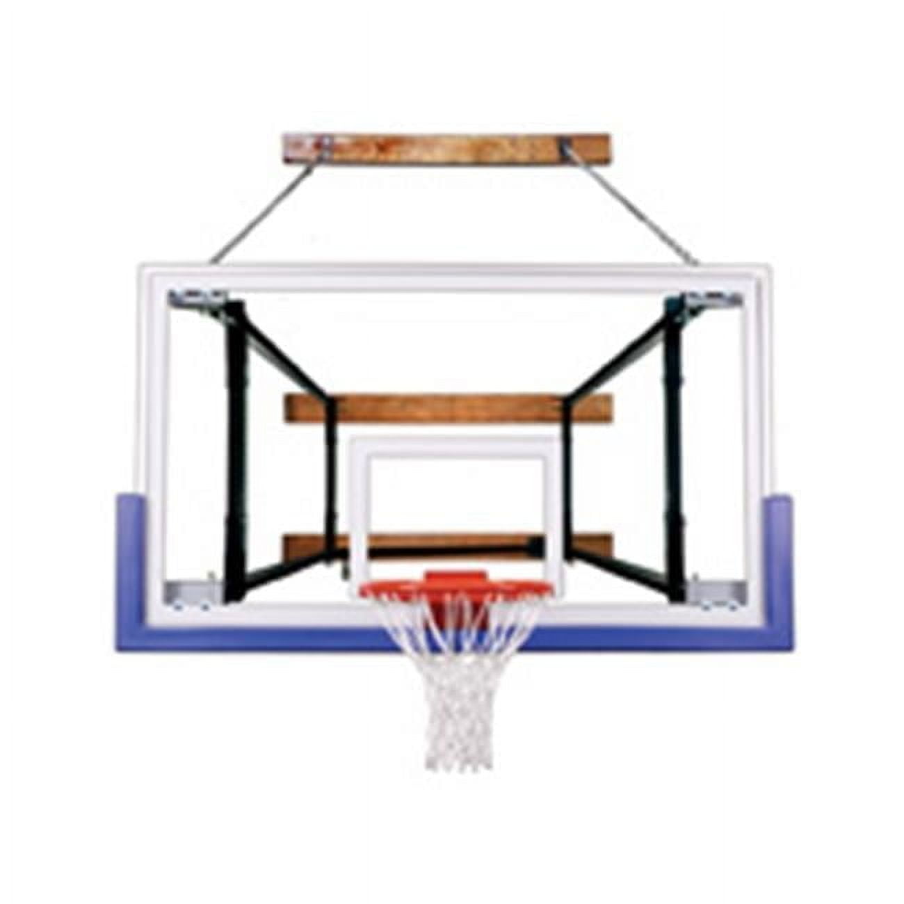 FoldaMount82 Triumph Steel-Glass Side Folding Wall Mounted Basketball ...