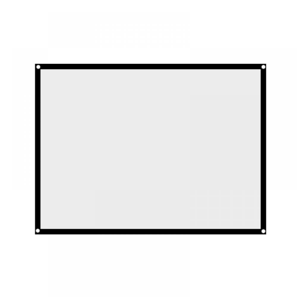 Foldable 16:9 Projector Screen Cloth High Brightness Reflective ...