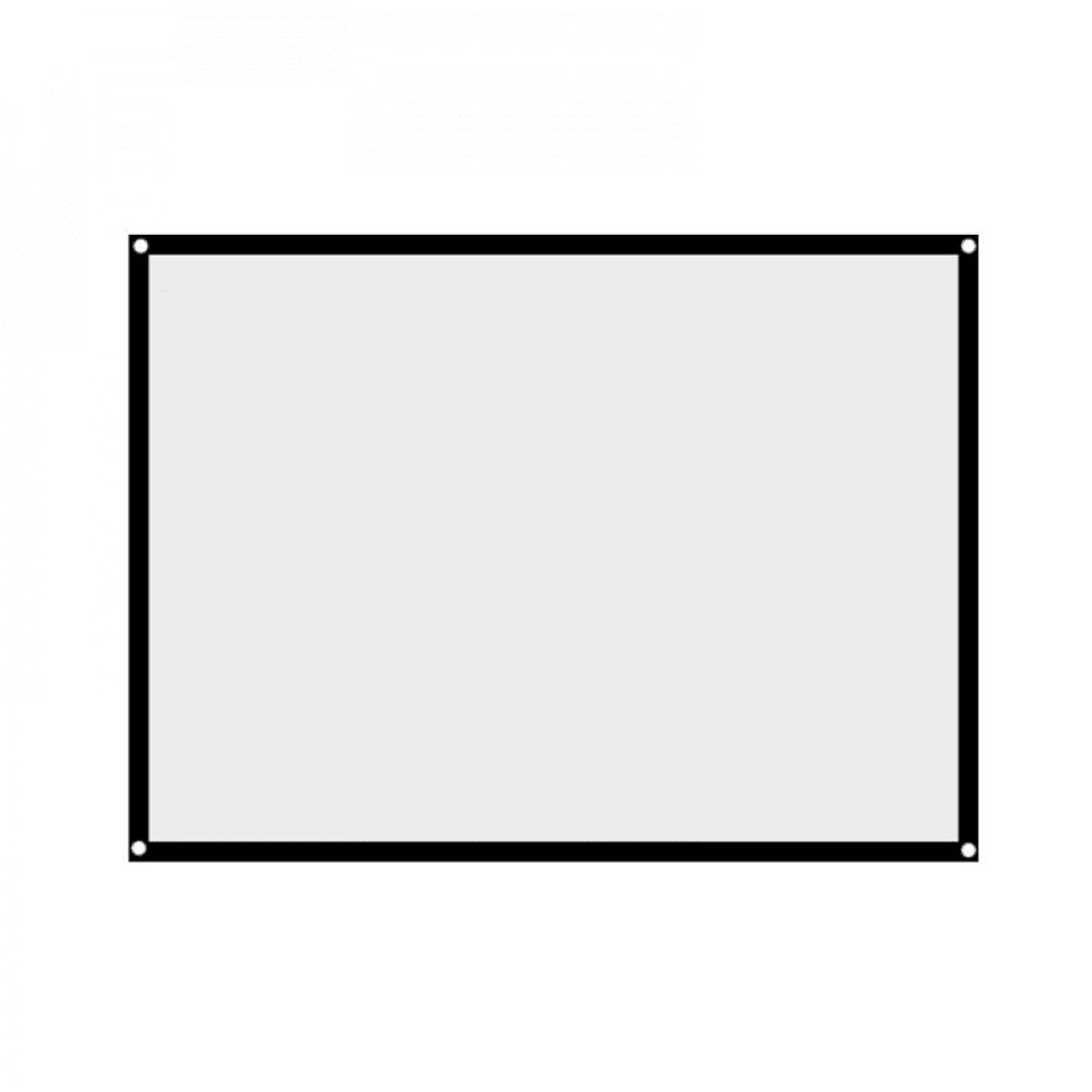 Foldable 16:9 Projector Screen Cloth High Brightness Reflective ...