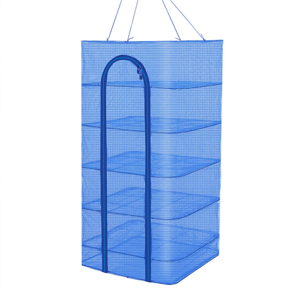 Foldable 4 Layers Drying Fishing Net Hanging Vegetable Fish Dishes ...