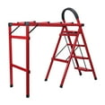 Foldable 4-Step Ladder with Drying Rack | 330LB Load Capacity, Non-Slip ...