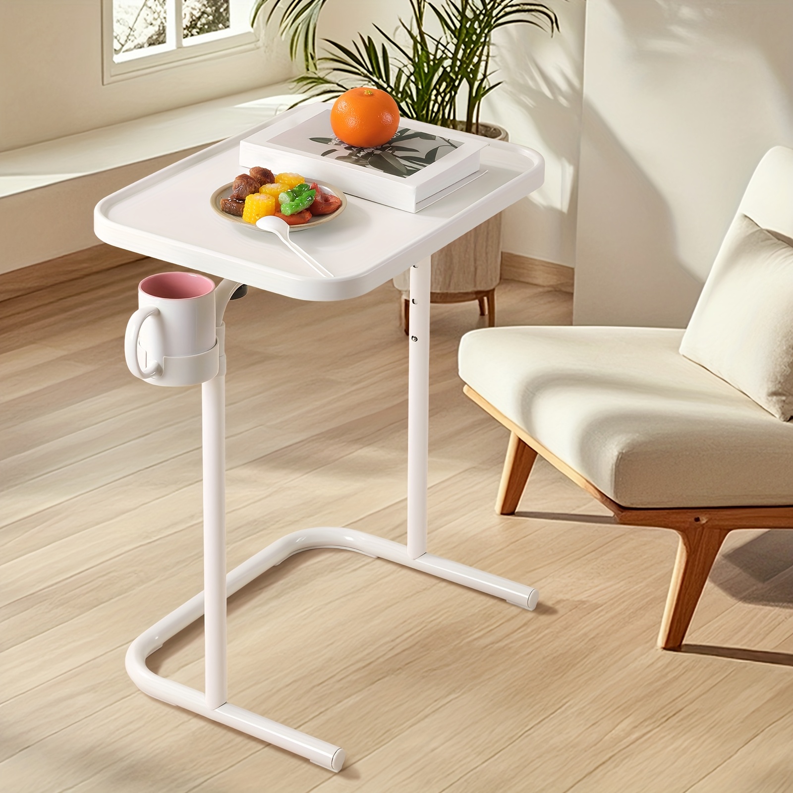 Foldable Adjustable Table - Tv Tray Table with 3 height and 3 tilt ...