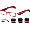 Foldable Anti-Blue Light Reading Glasses with Case, Lightweight Smart ...