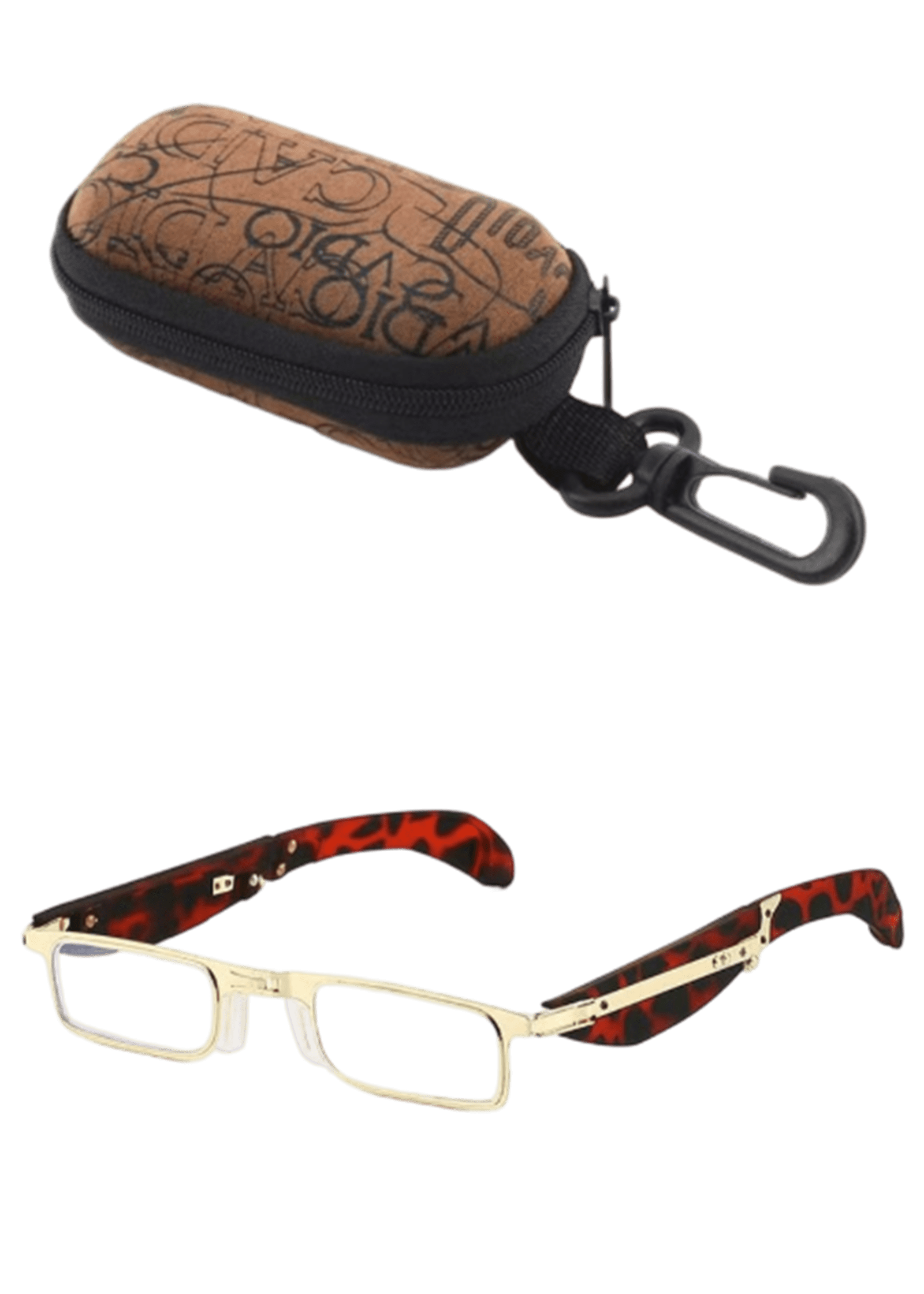 Foldable Anti-Blue Light Reading Glasses with Case, Portable Anti ...