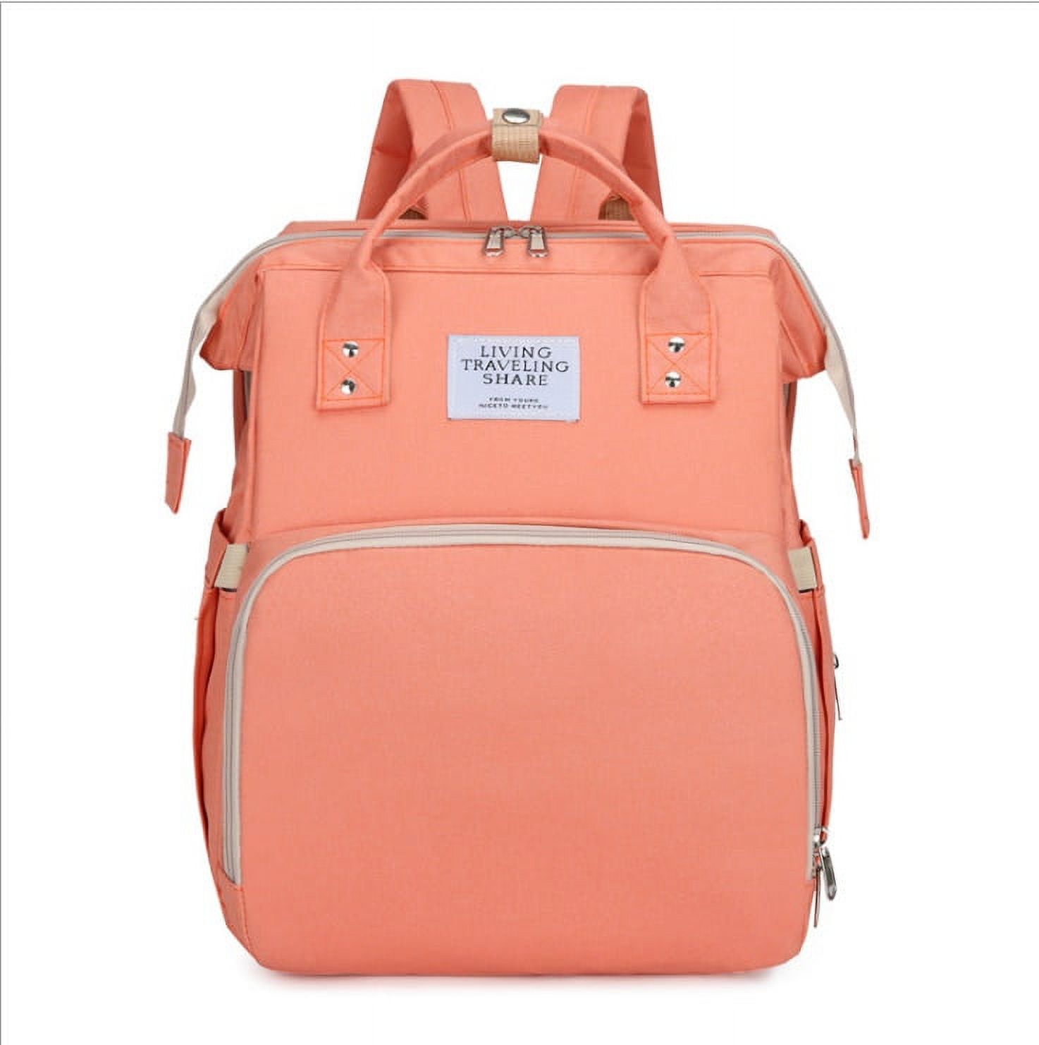 Foldable Baby Crib with Changing Pad: Diaper Bag Backpack featuring USB ...