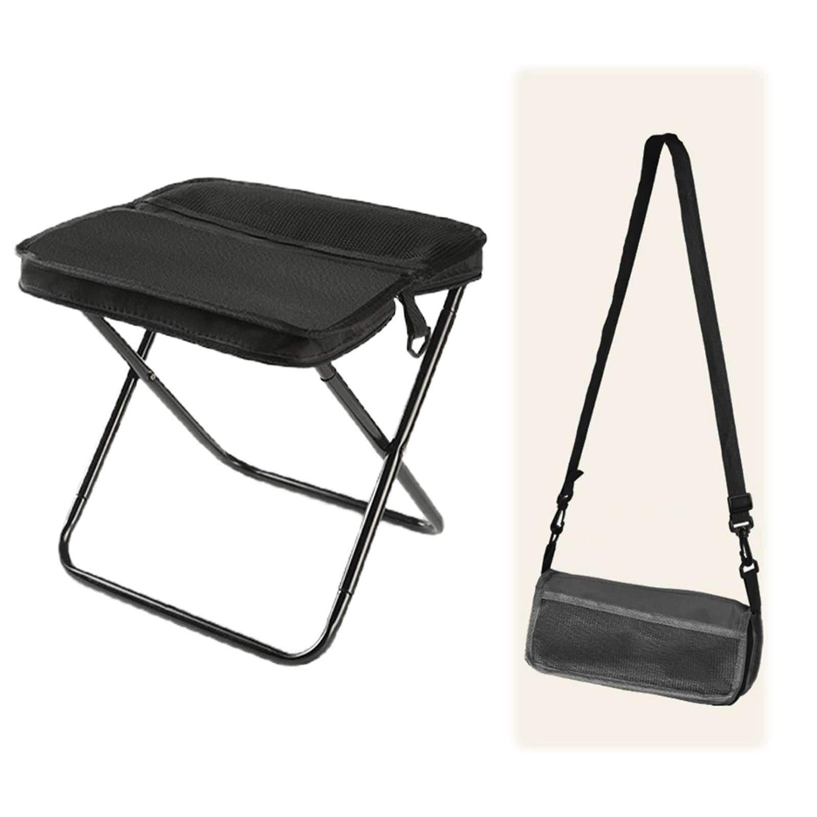 Foldable Backpack Stool, 2026 Portable Camping Stool That Turns into a ...
