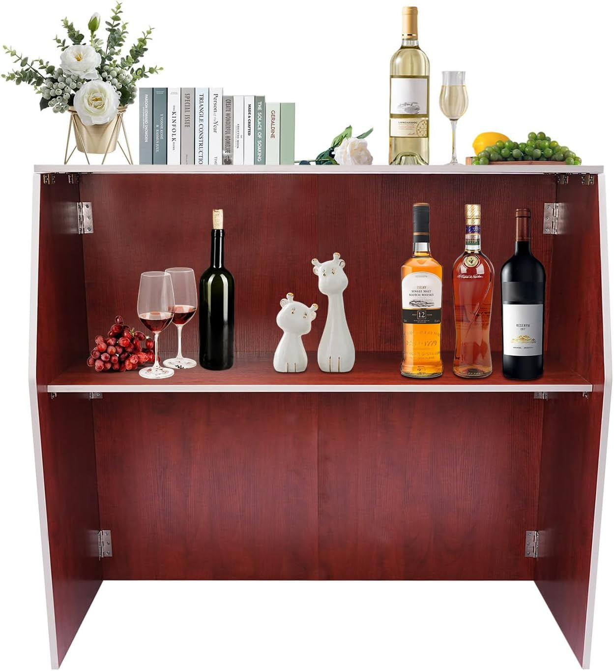 Foldable Bar 42" Tall Portable Event Bar Commercial Portable Bar Table ...