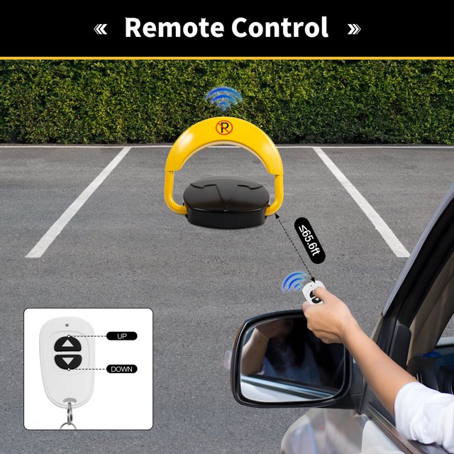 Foldable Barrier Auto Sensor Anti-Collision Car Parking Spot Lock ...