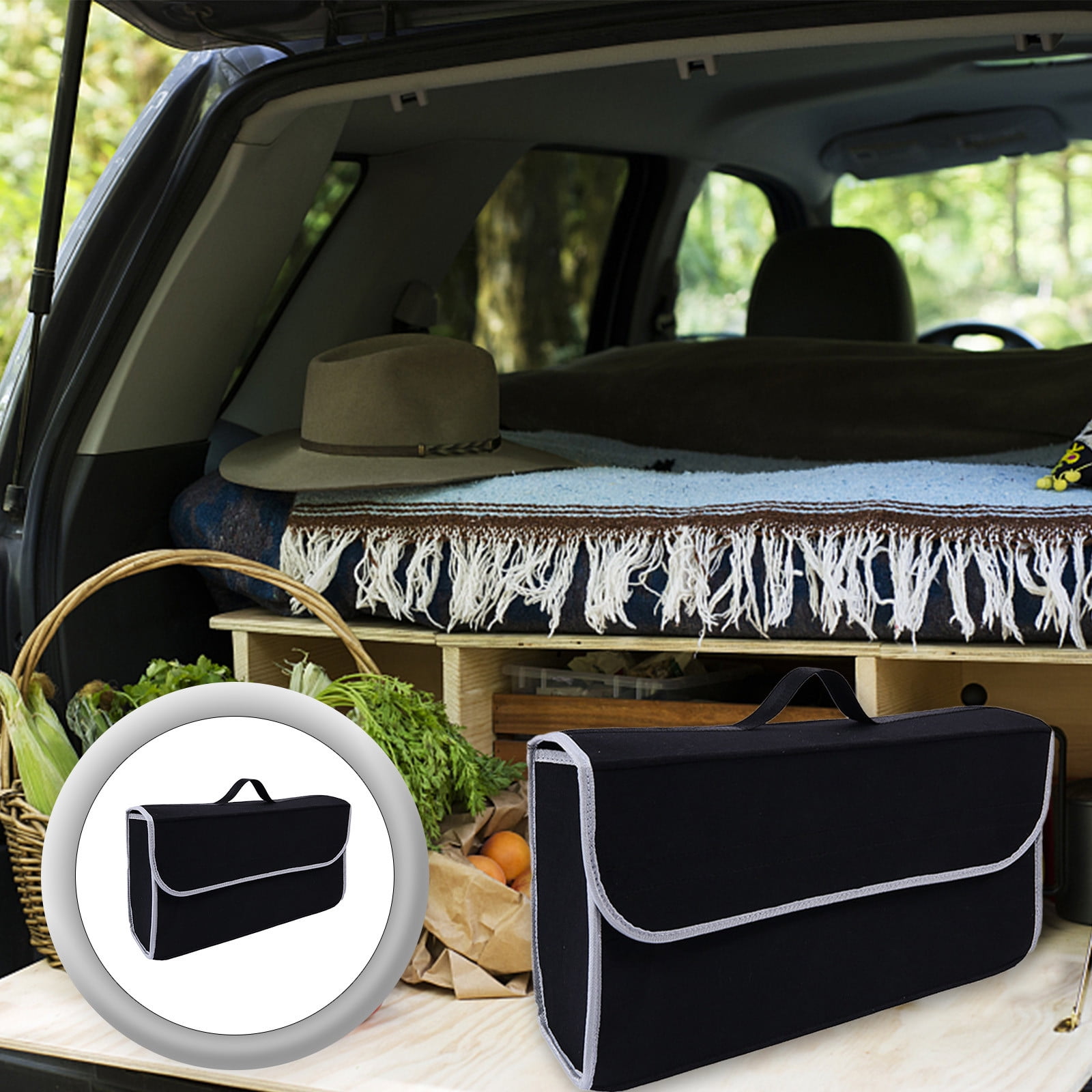 ESULOMP Nonwovens Folding Storage Box,Foldable Car Trunk,Foldable ...