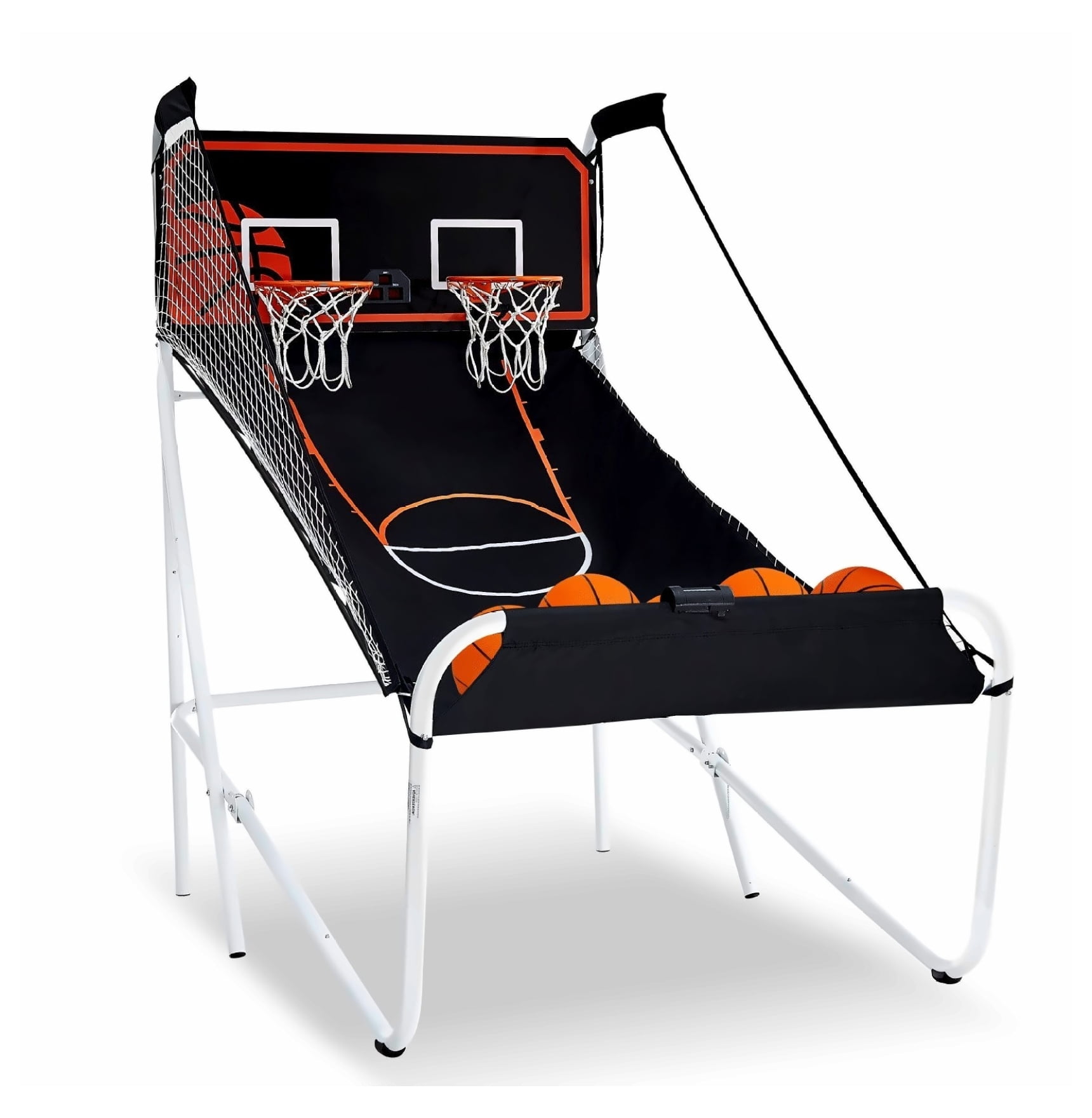 Foldable Basketball Arcade Game - 2 Player Indoor Sport with 5 Balls ...