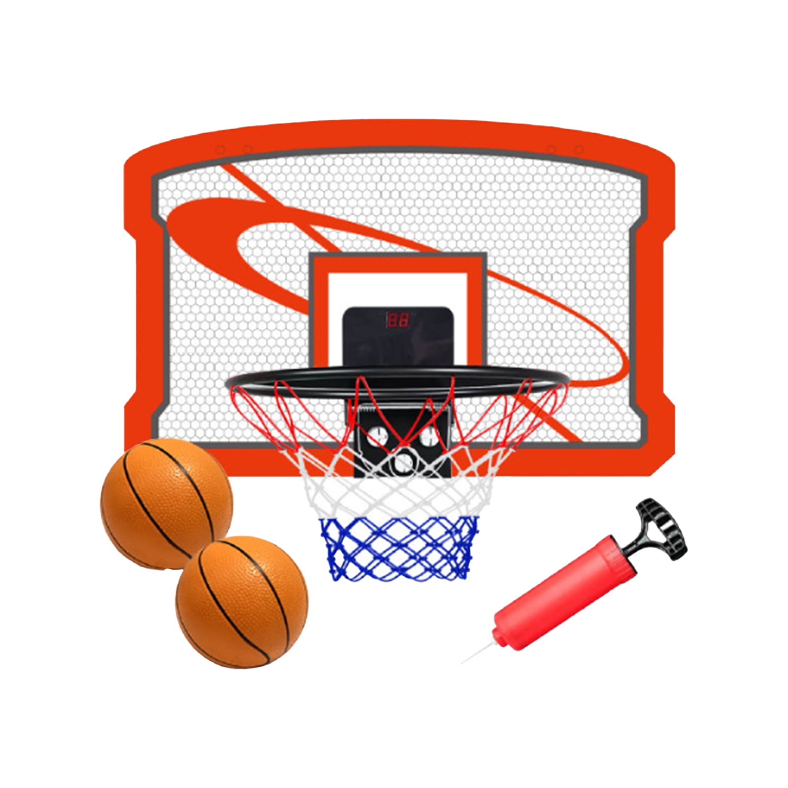 Foldable Basketball Arcade Game, Indoor Double Shot Basketball Arcade ...