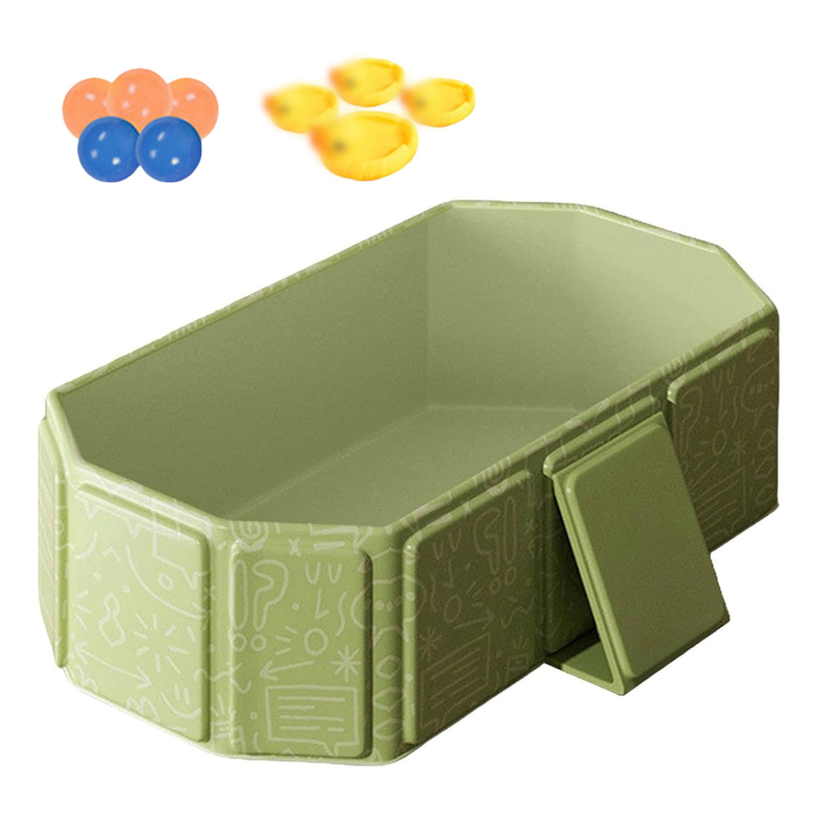 Foldable Bathtub,Bath Tub with Drain Plug,Foldable Tub With 4 And 5 ...