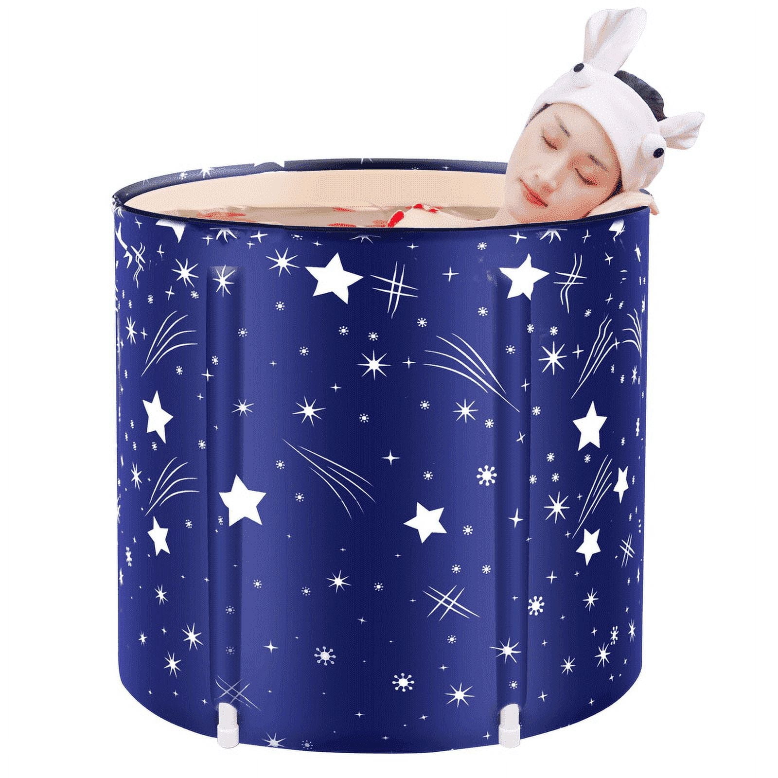 Foldable Bathtub Portable Soaking Bath Tub,Eco-Friendly Bathing Tub for ...