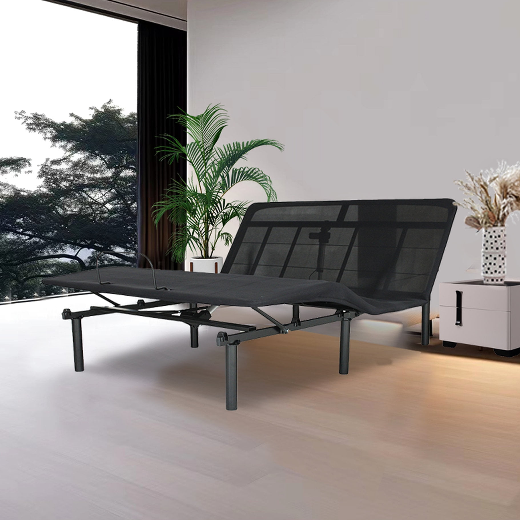Foldable Bed Base, 2 - Step Assembly - Quiet Motor for Peaceful Sleep ...
