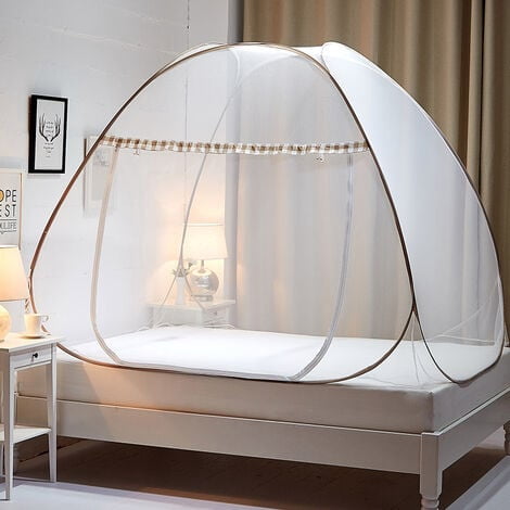 Foldable Bed Mosquito Net Pop Up Large Mosquito Net Dome Tent Single ...