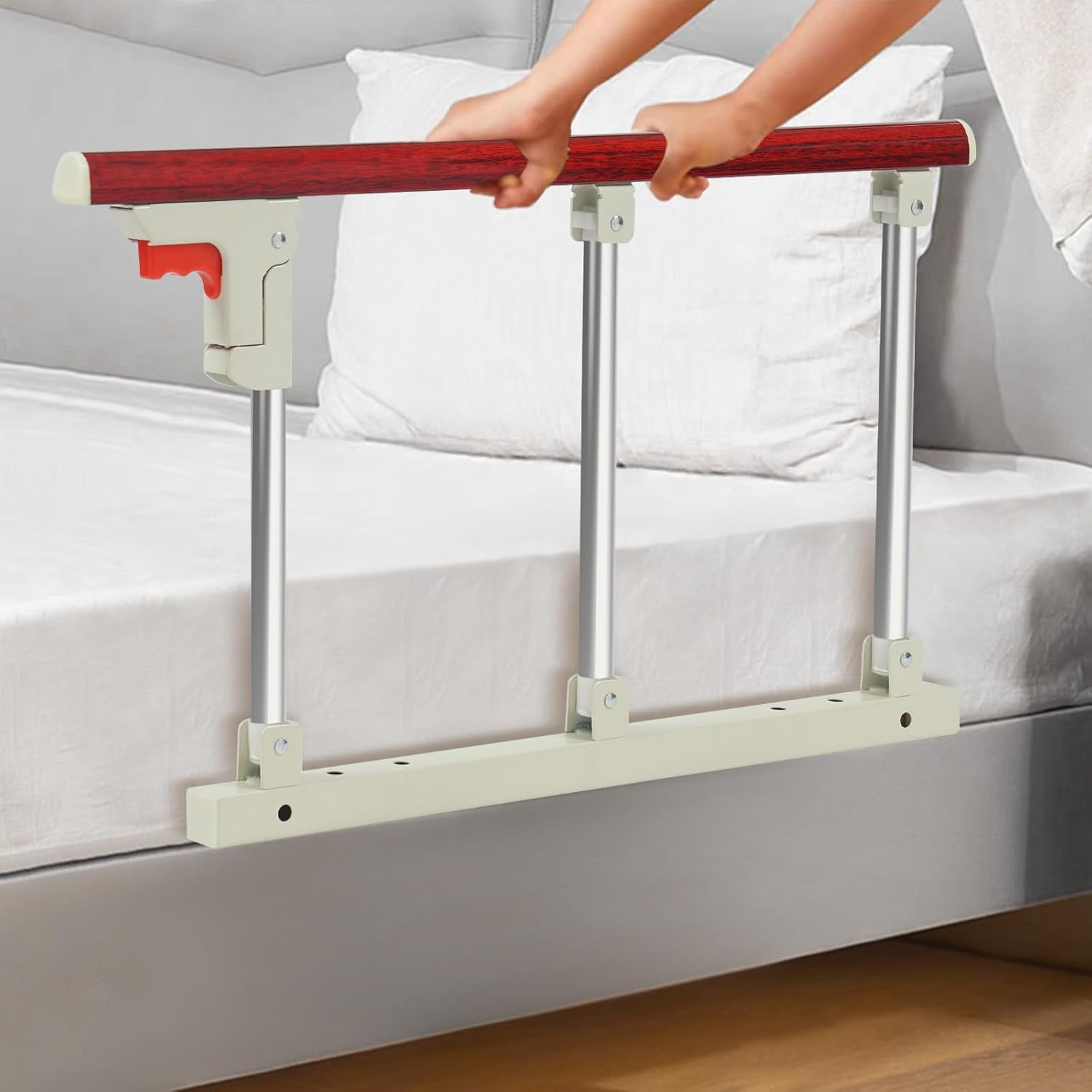 Foldable Bed Rail for Elderly, Modern Fall Protection Bed Foldable ...