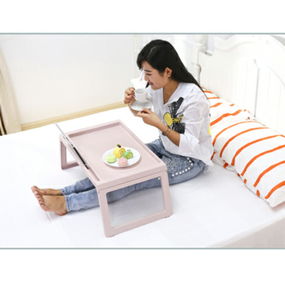 Foldable Bed Table Folding Breakfast Bed Desk Table Computer Laptop ...