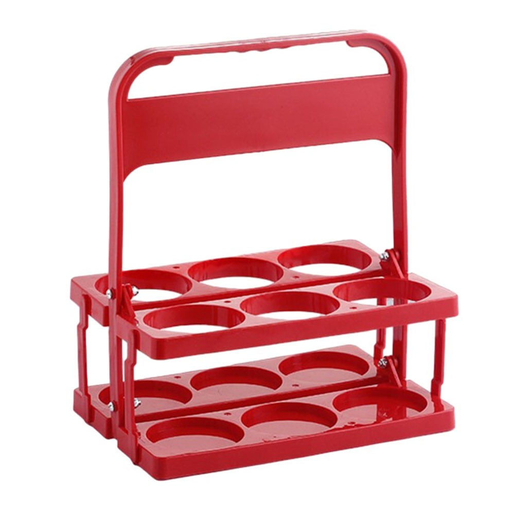 Foldable Beer Rack Reusable 6 Pack Beer Bottle Carrier Basket Bottle ...