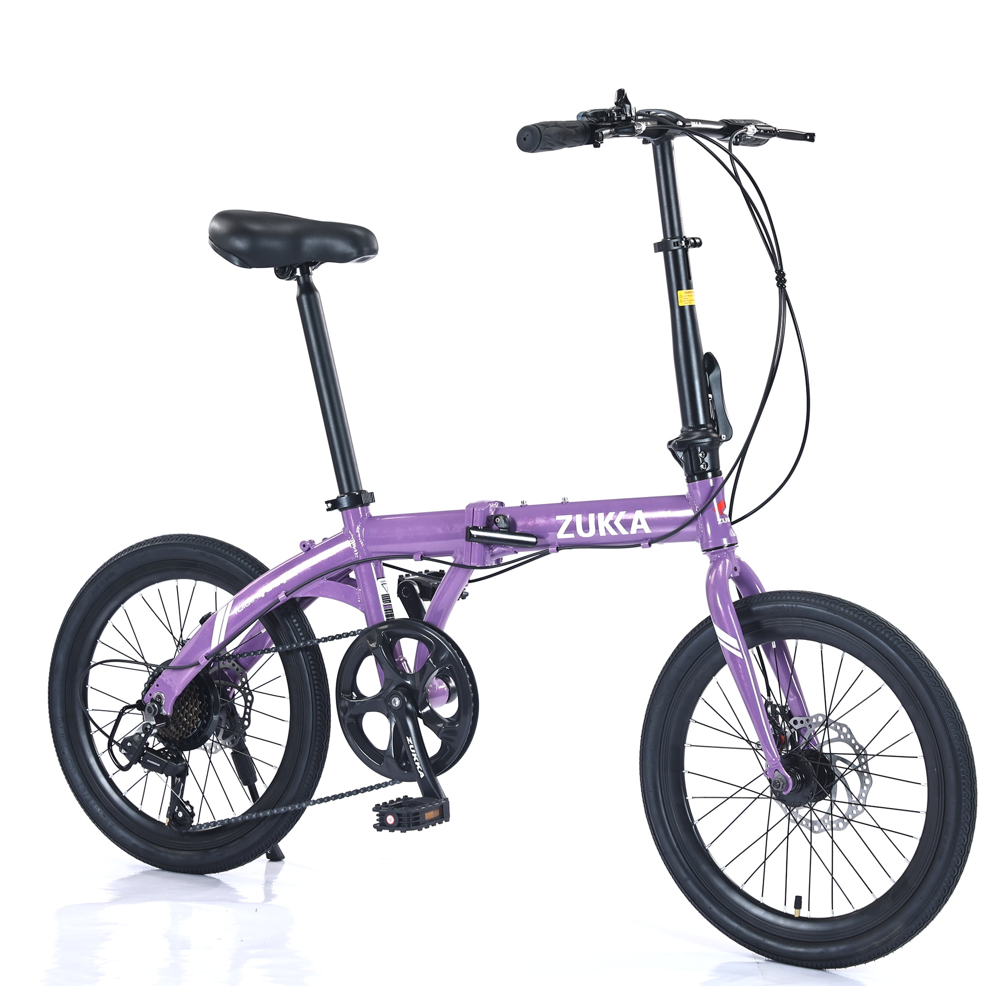 Foldable Bike, 20 Inches Commuter Bike With 7 Speeds Gears, Double Disc ...