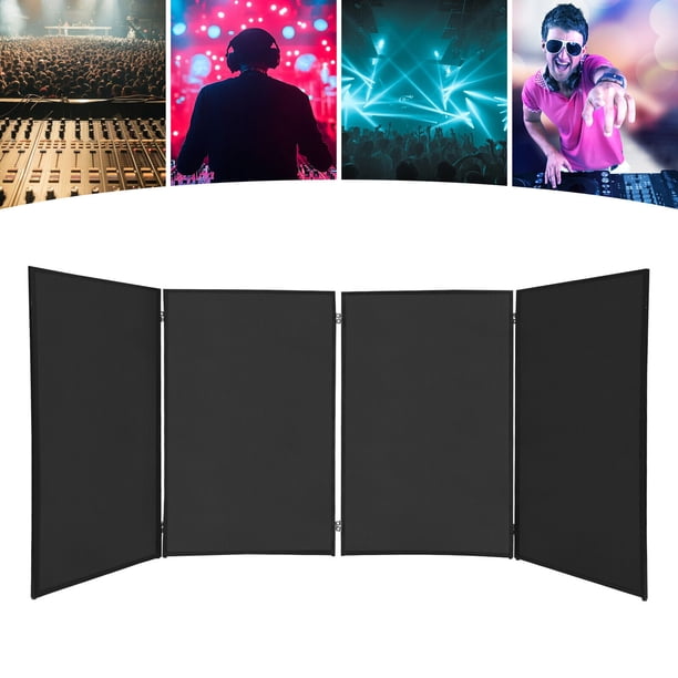 Foldable Black DJ Booth Panels Portable Facade Event Booth Panels ...