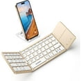 Foldable Bluetooth Keyboard with Touchpad - Portable Wireless Keyboard ...