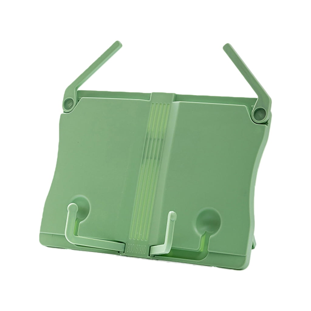 Folding Reading Stand with Page Clip Adjustable Plastic Textbook Stand ...