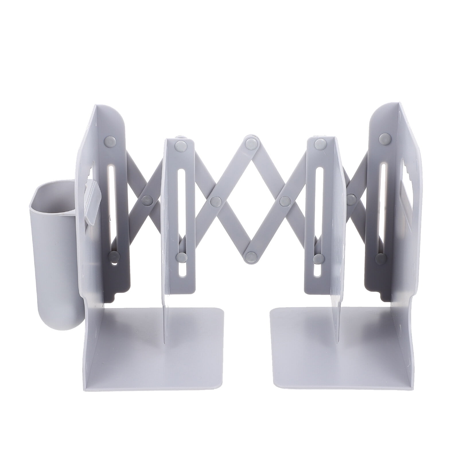 Foldable Bookcase Expandable Bookends Stand Decorative Staff - Walmart.com