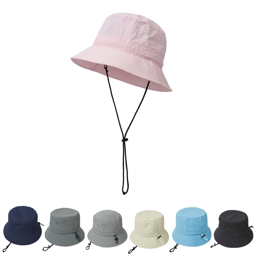 Foldable Bucket Hat Fisherman Sun Hat for Women Girls Outdoor Beach ...