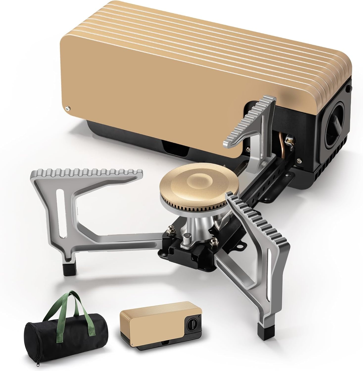 Foldable Butane Stove Camping Stove: 2200W/7500BTU Portable Stove ...