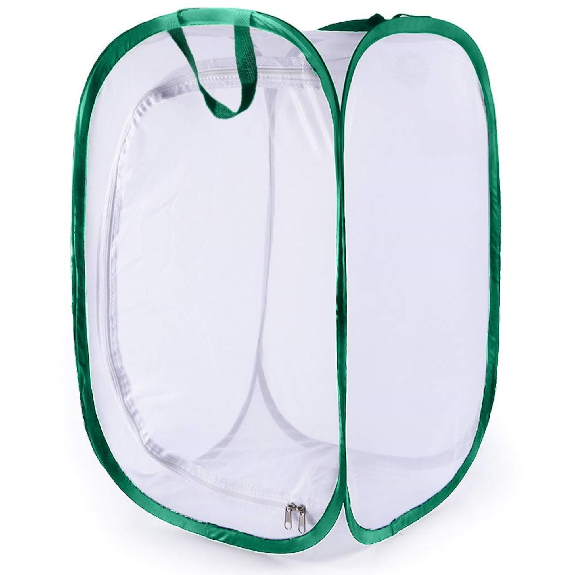 Foldable Butterfly Habitat, 24" Butterfly Cage for Caterpillars, Create ...