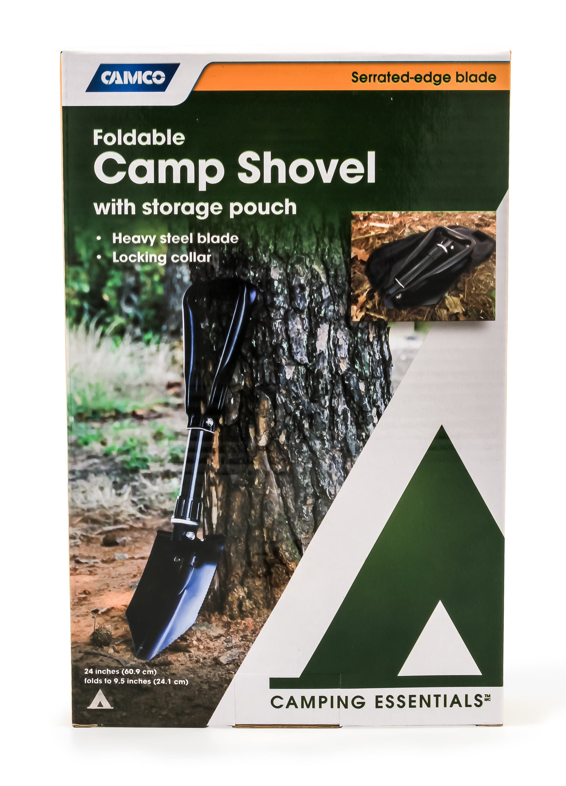 Foldable Camp Shovel with Storage Pouch (Eng/Fr) - Walmart Business ...